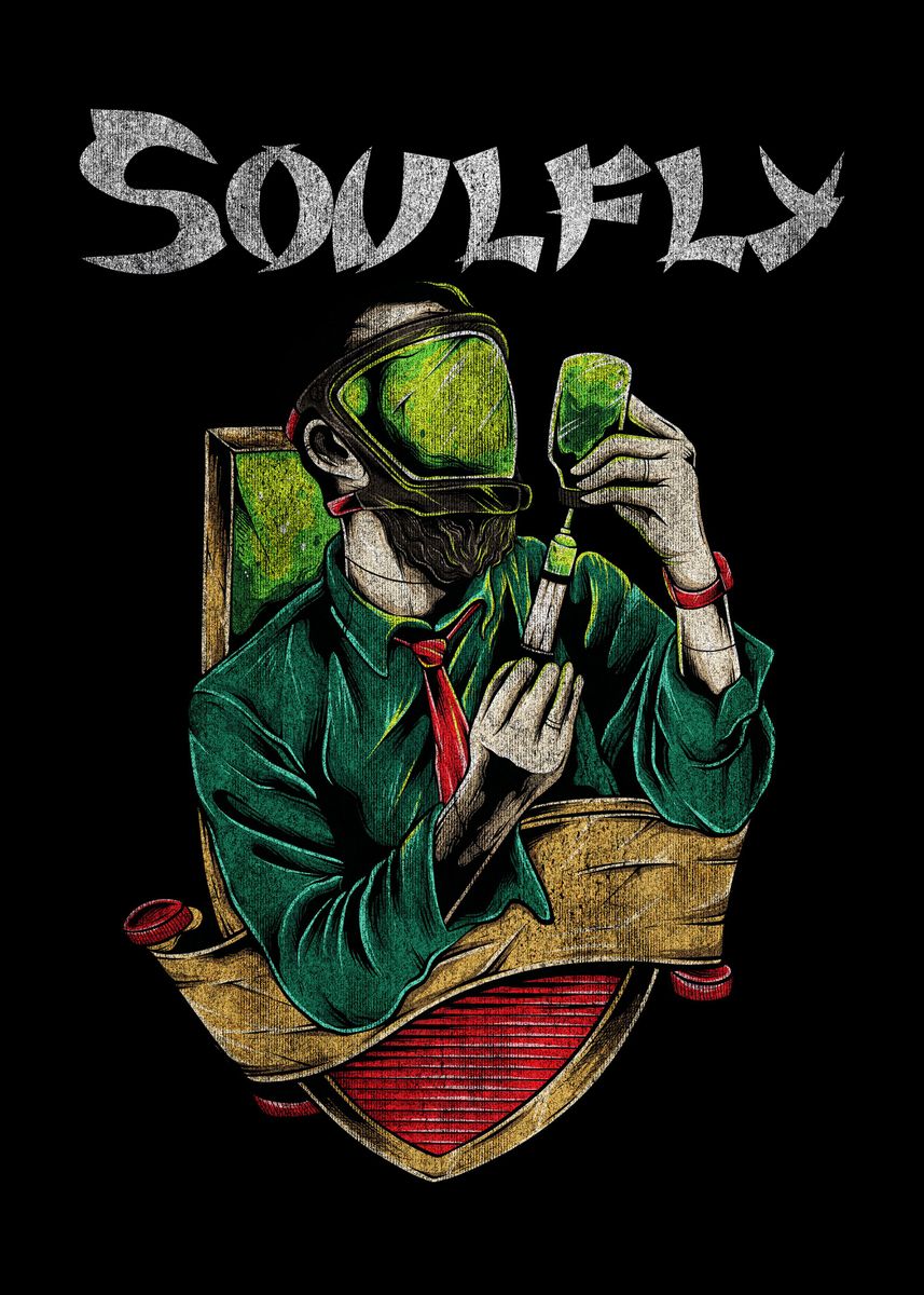 'Soulfly california' Poster, picture, metal print, paint by mitra ...