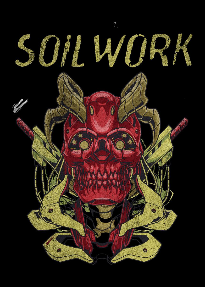 'Soilwork metalhead' Poster, picture, metal print, paint by kirana ...