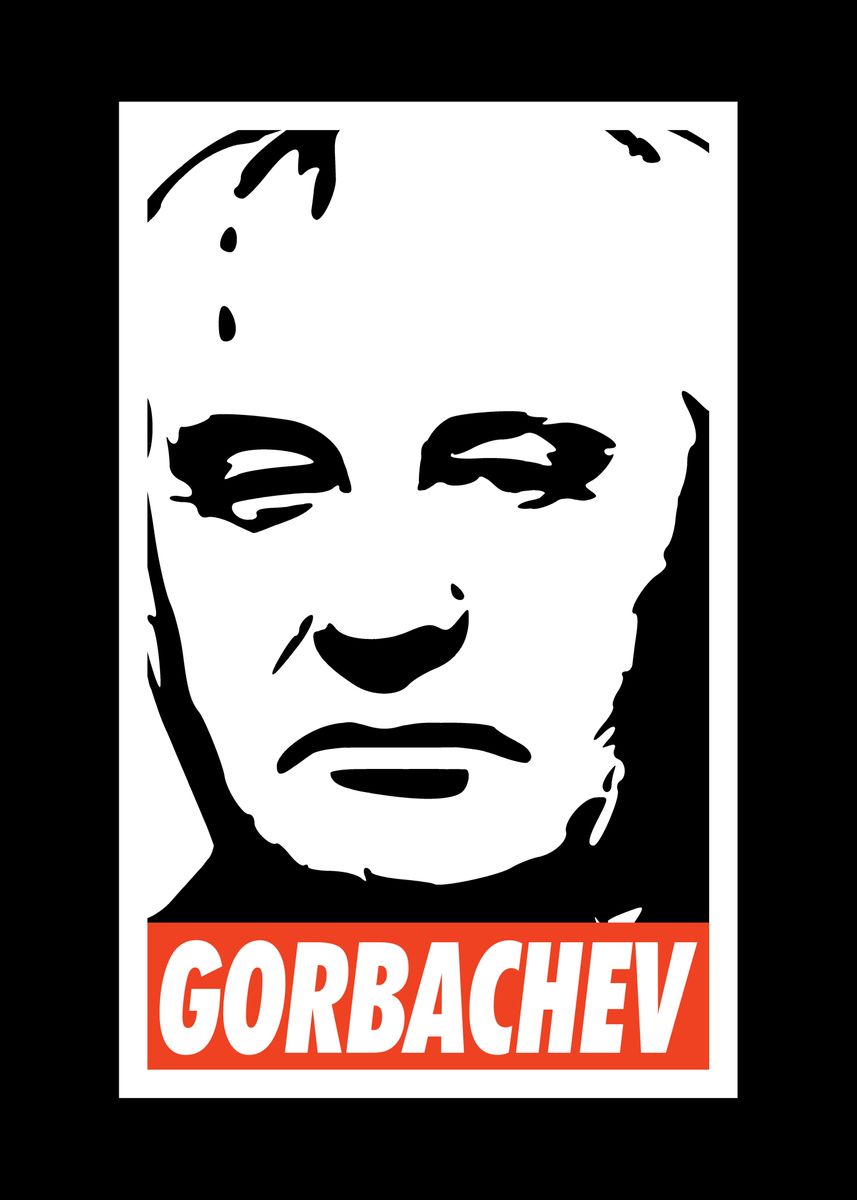 'Mikhail Gorbachev' Poster, picture, metal print, paint by Filip ...