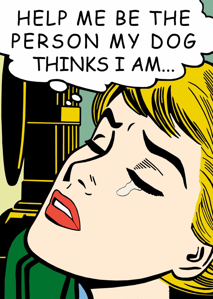 'Help Me' Poster, picture, metal print, paint by Rockett Graphics ...