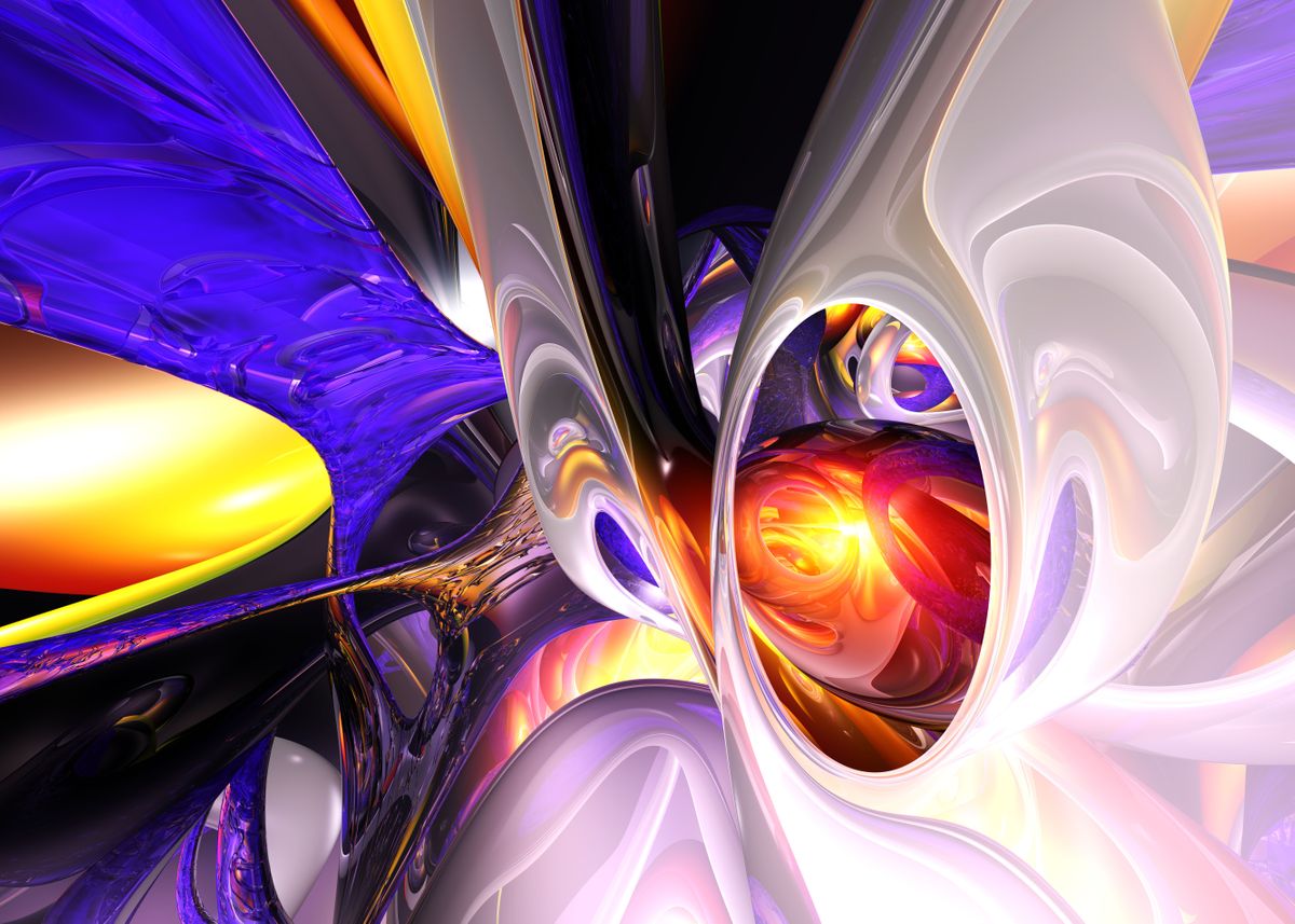 'Splendid Choices Abstract' Poster by Alex Butler | Displate