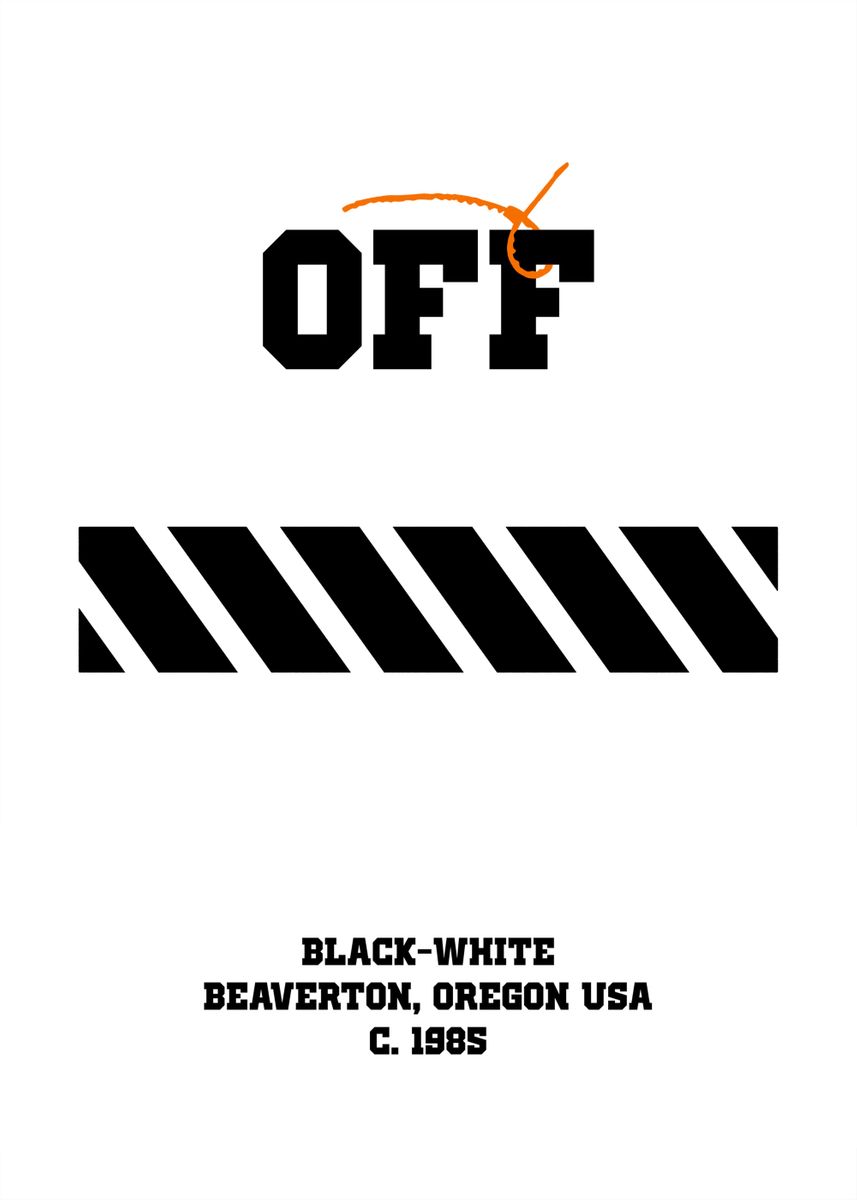 'hypebeast x white off' Poster, picture, metal print, paint by Ways ...