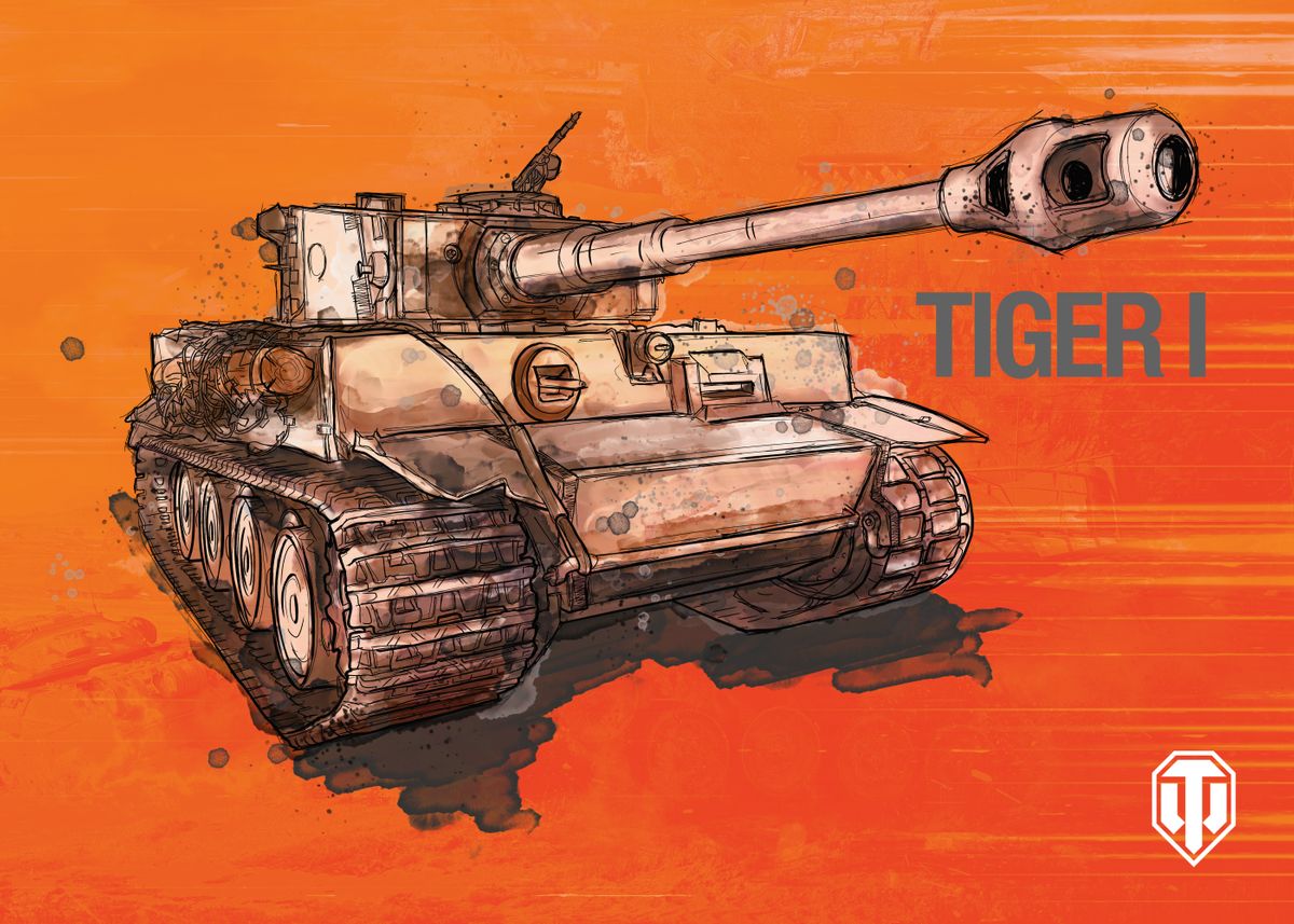'Tiger I' Poster by World of Tanks | Displate
