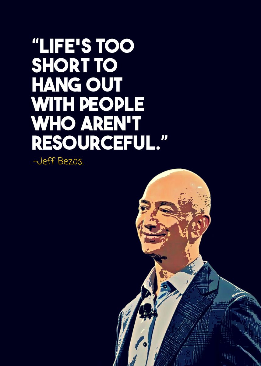 'Jeff Bezos ' Poster, picture, metal print, paint by Sahlan | Displate