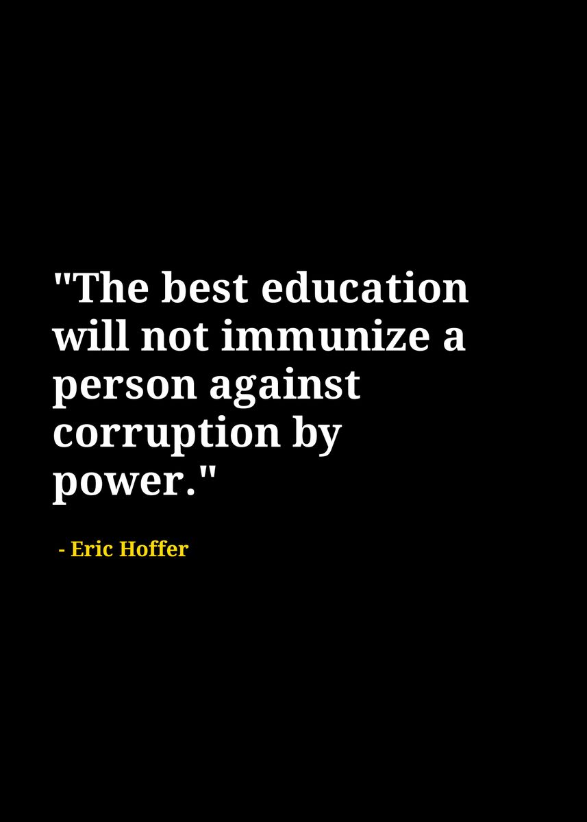 'Eric hoffer quotes ' Poster, picture, metal print, paint by DNSM ...