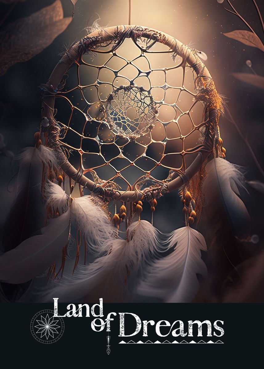 'White Dreamcatche' Poster, picture, metal print, paint by Stefan Merz ...