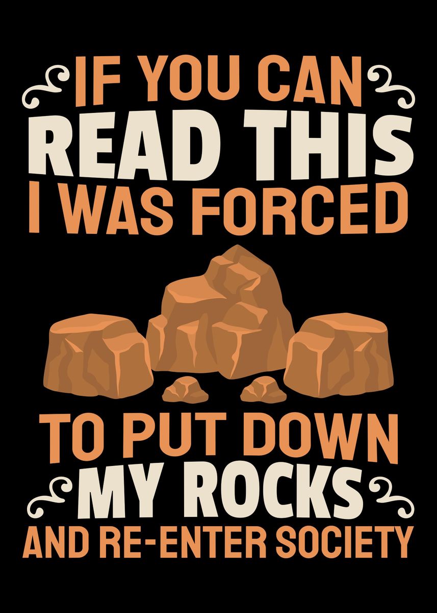 'Rock Hunting' Poster, picture, metal print, paint by CrazySquirrel ...