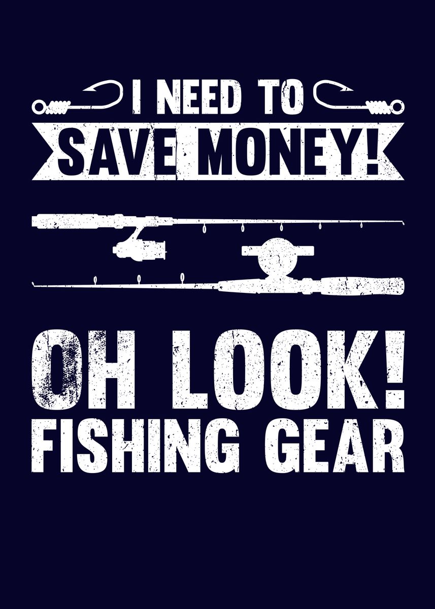 'Funny Night Fishing' Poster, picture, metal print, paint by MzumO ...