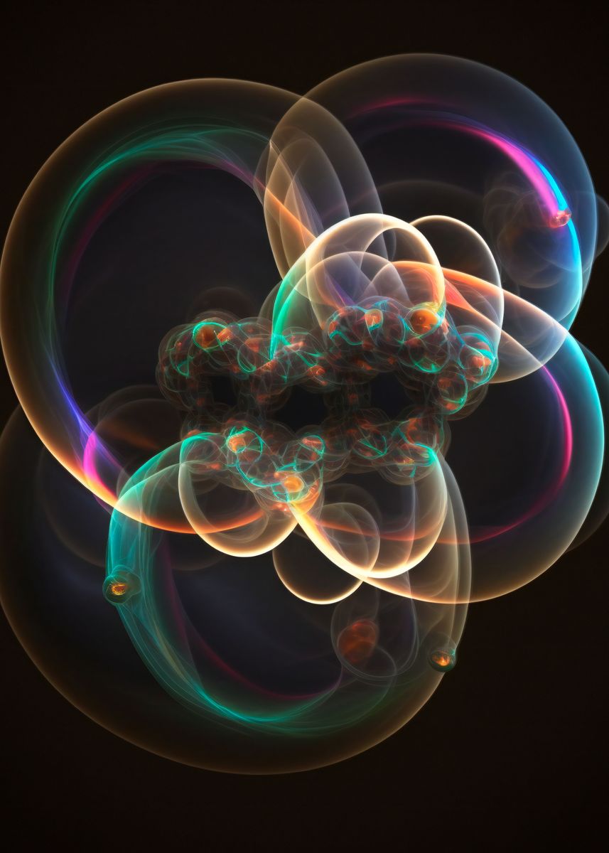 'Molecular Mirage' Poster, picture, metal print, paint by Sparkls ...