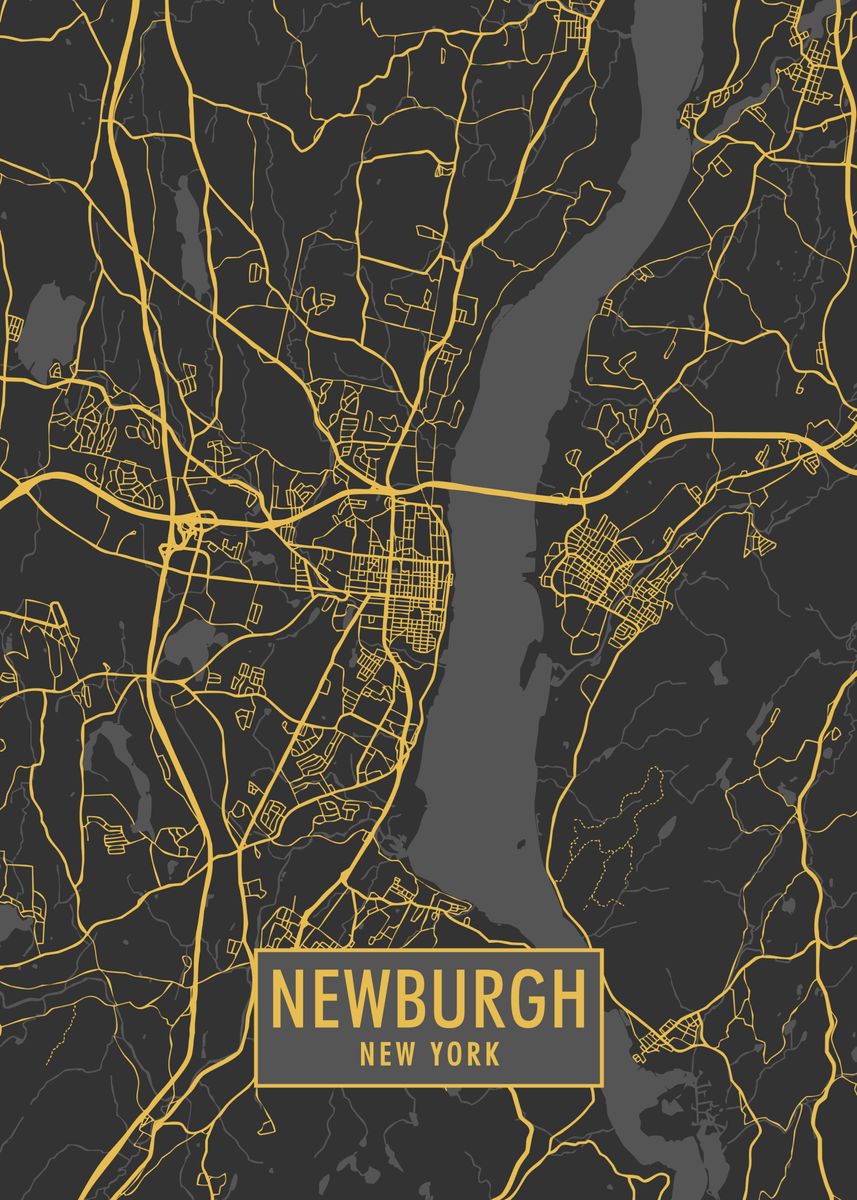 'Newburgh' Poster, picture, metal print, paint by Miracle Studio | Displate