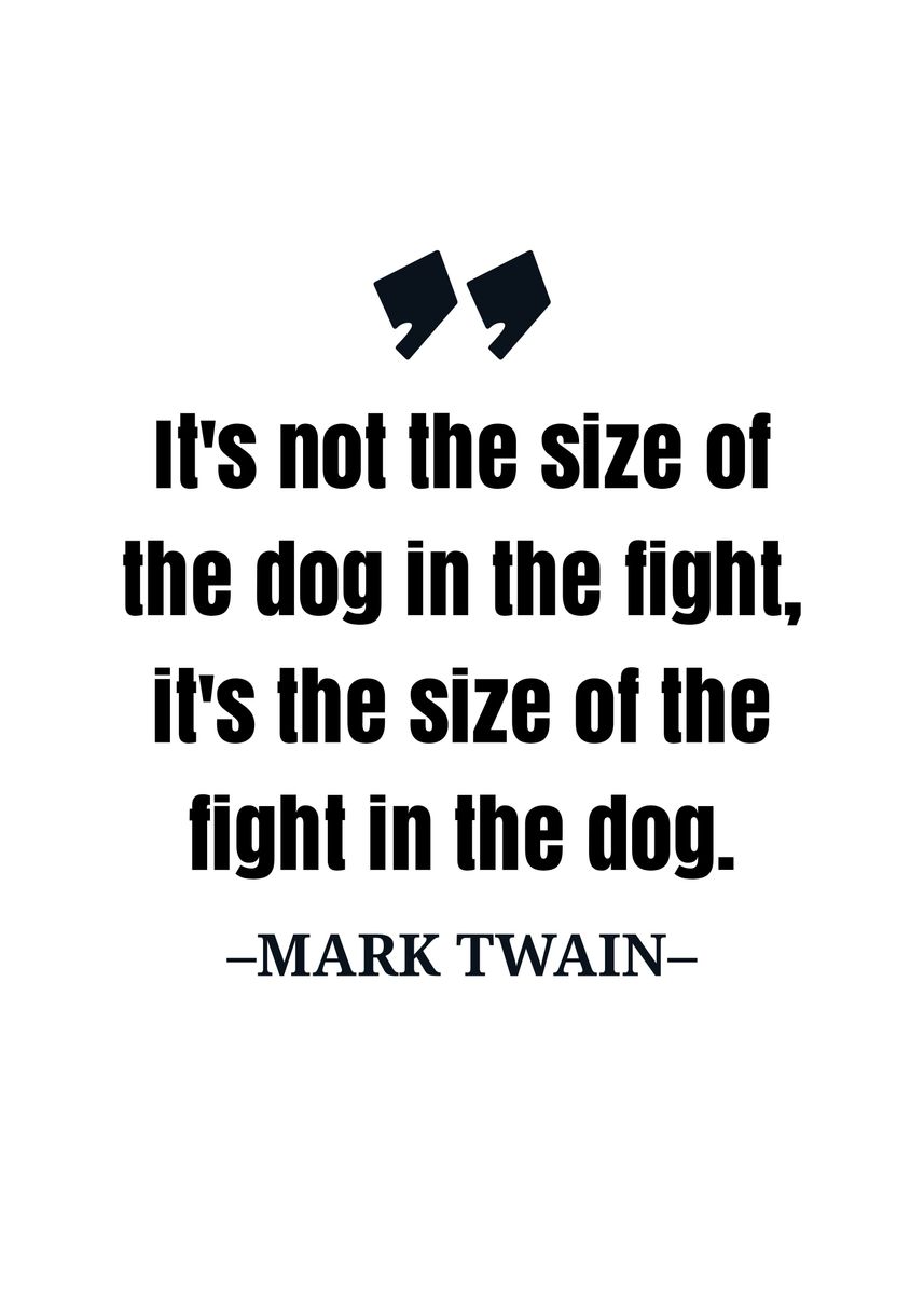'Mark Twain quote' Poster, picture, metal print, paint by Gembull Art ...