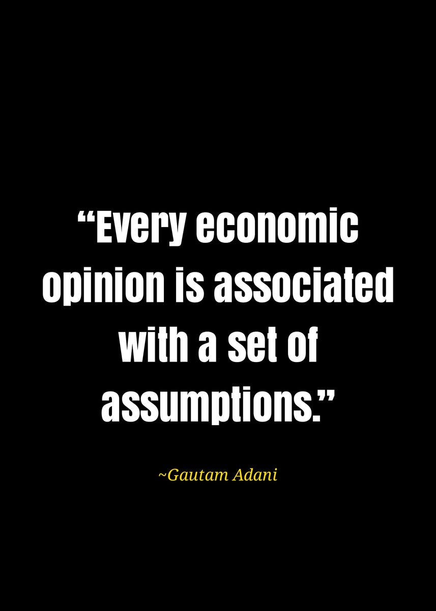 'gautam adani quotes ' Poster, picture, metal print, paint by iwak ayam ...