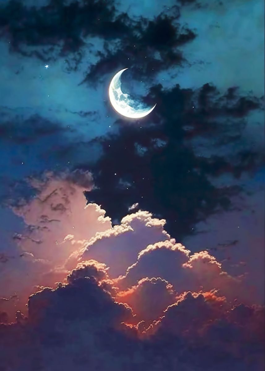 'Bright Moonlight' Poster, picture, metal print, paint by Quasarai ...