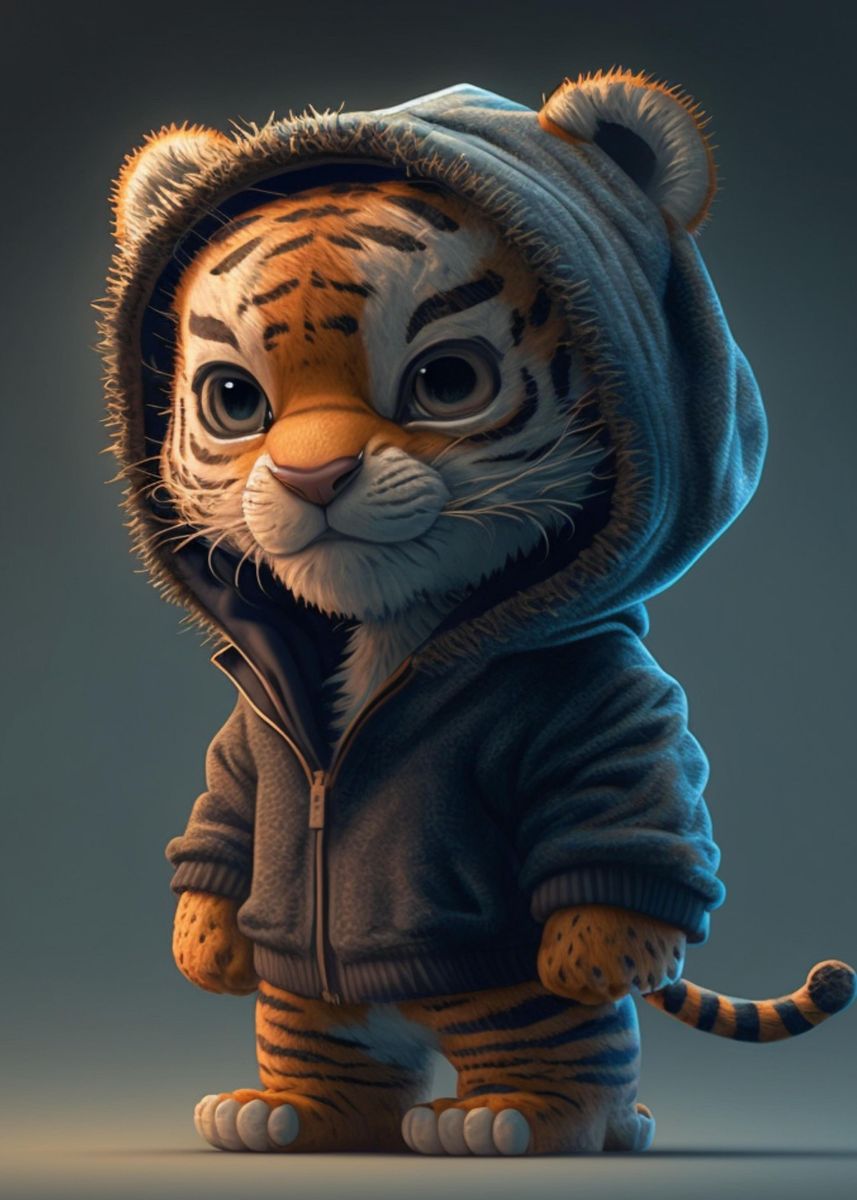 'Animals' Poster, picture, metal print, paint by adamDa adam | Displate