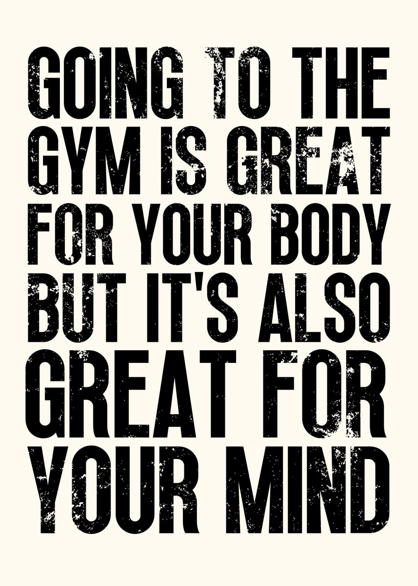 'Gym Motivation Inspiration' Poster by Nae | Displate