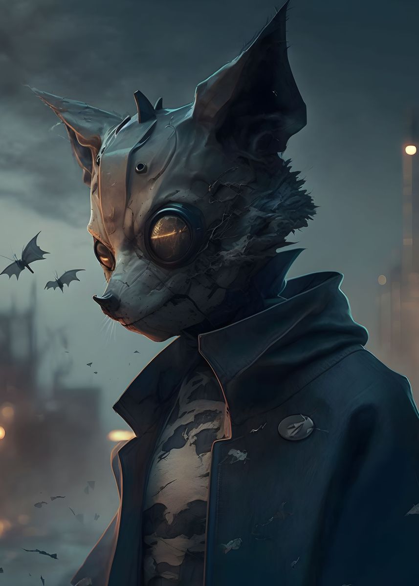 'Zombie Raccoon' Poster, picture, metal print, paint by Artyst Box ...