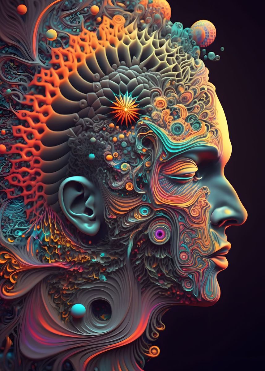'Fractal Dream' Poster by David Godbehere | Displate