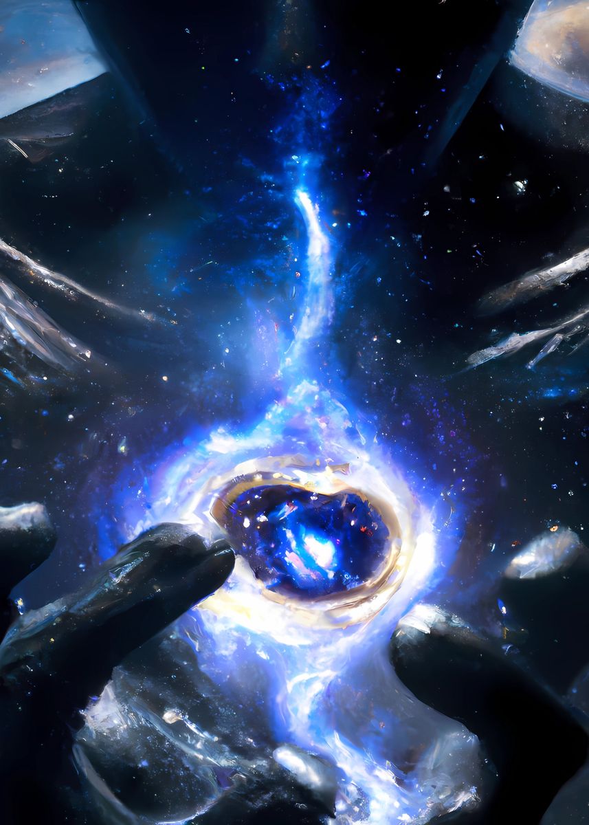 'Cosmic entity' Poster, picture, metal print, paint by Hippolyte ...