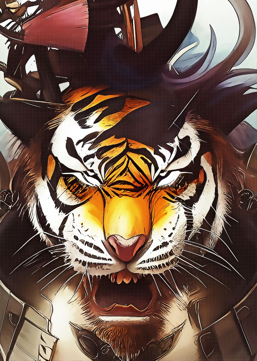'Tiger Rage legacy' Poster, picture, metal print, paint by Alfiere ...