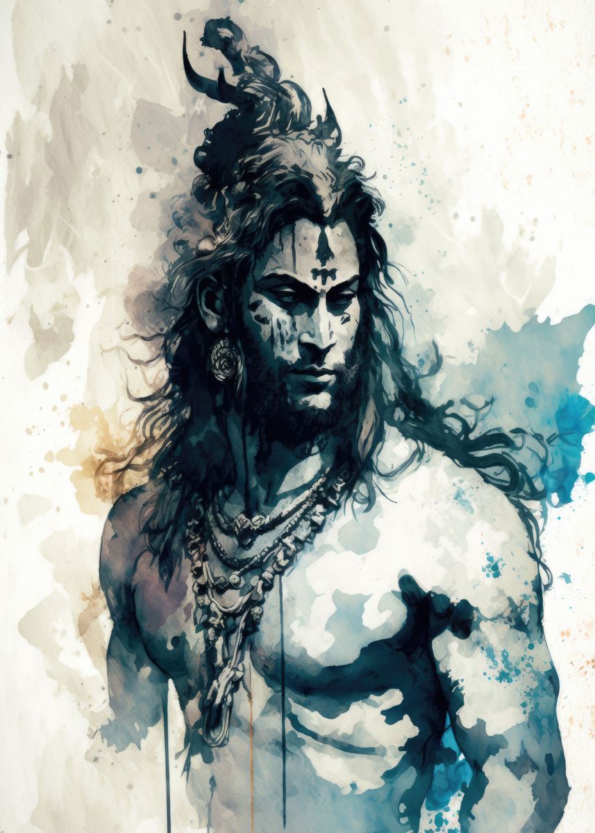 'Lord Shiva Hinduism' Poster, picture, metal print, paint by Michael ...