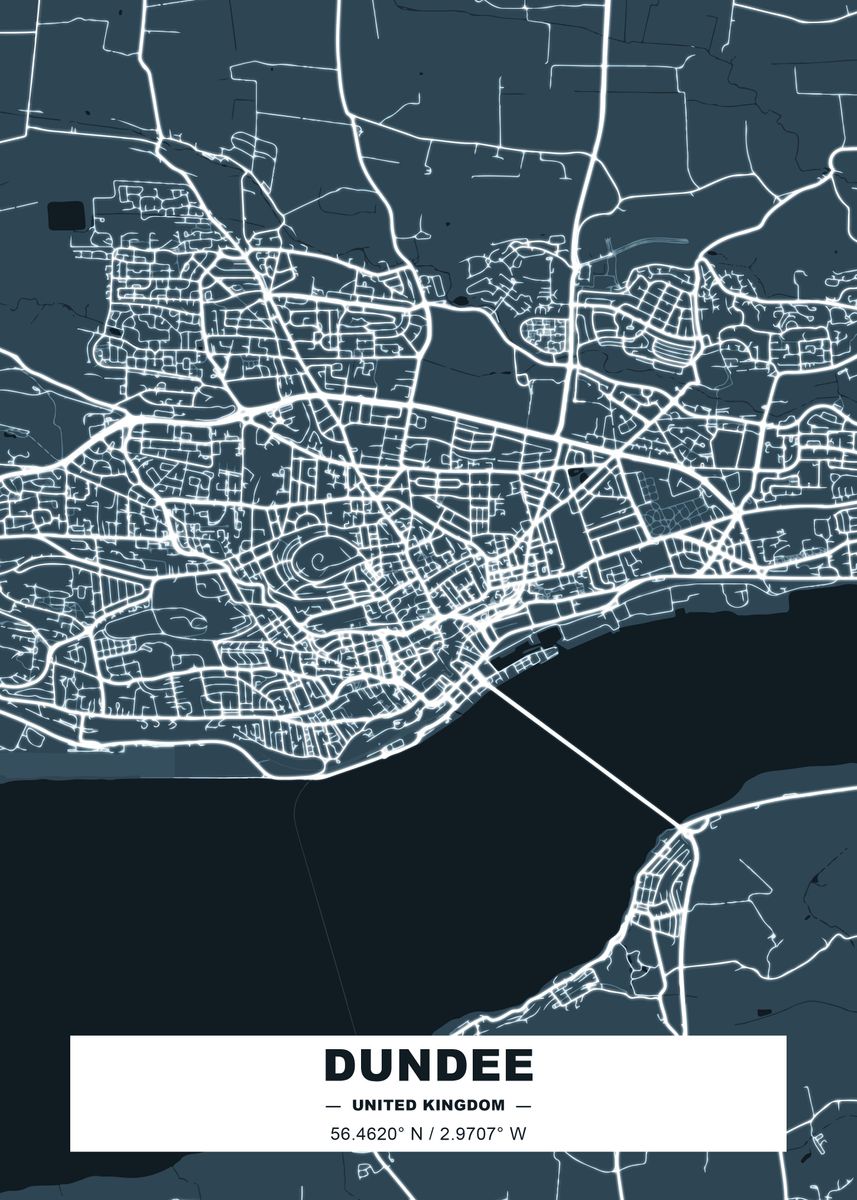 'Dundee' Poster, picture, metal print, paint by Bo Kev | Displate