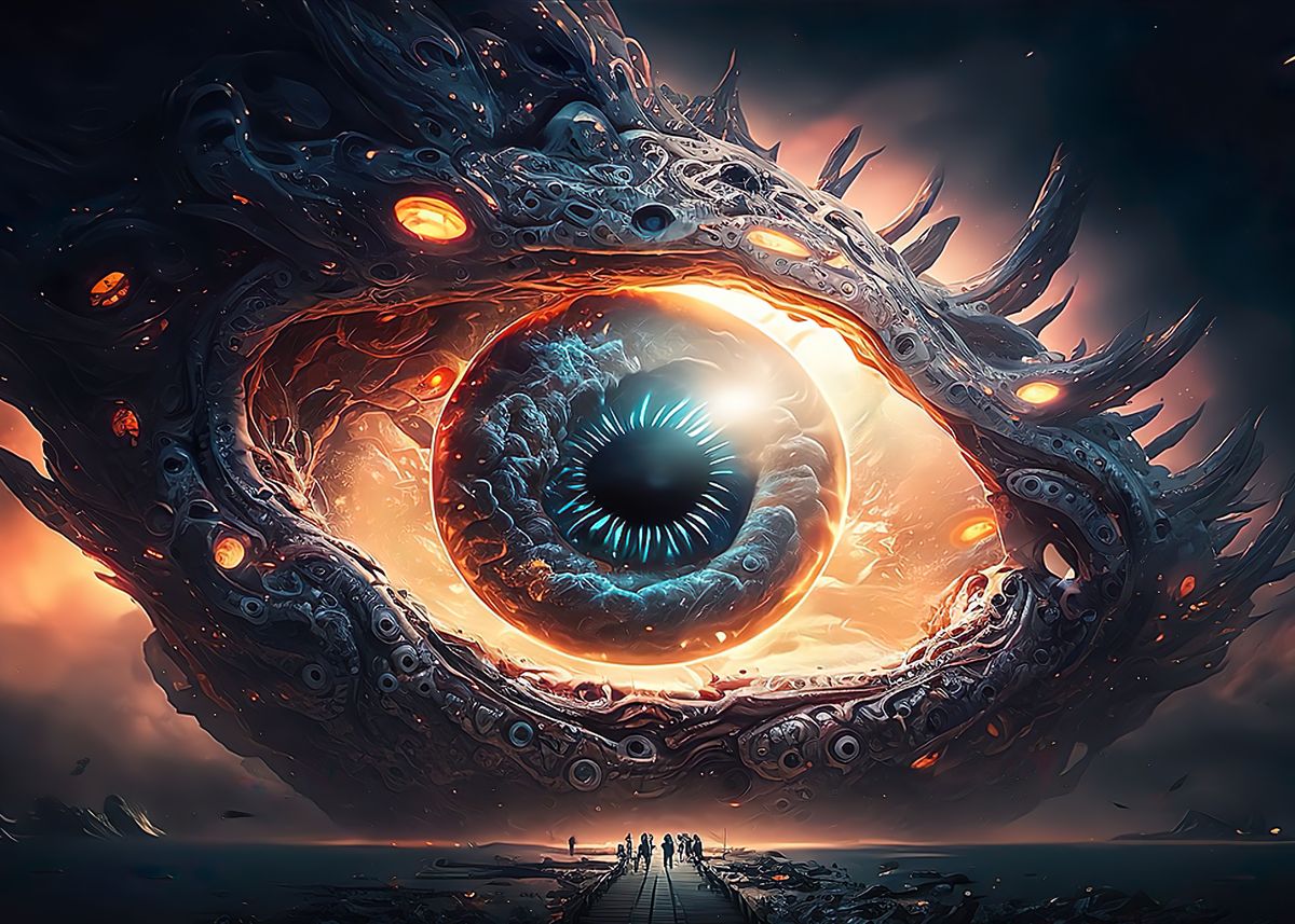 'Space Eye' Poster by PrintYourDigitals | Displate