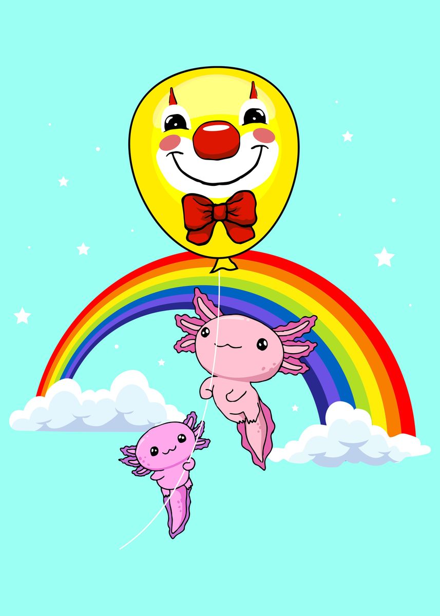 'Clowncore Aesthetic' Poster, picture, metal print, paint by ...