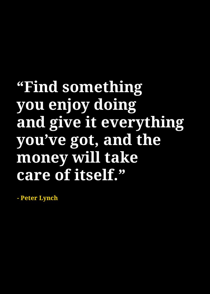 'Peter Lynch quotes ' Poster, picture, metal print, paint by iwak ayam ...
