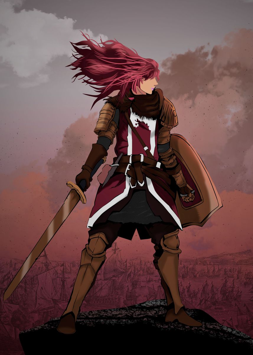 'Conqueror' Poster, picture, metal print, paint by gembul | Displate