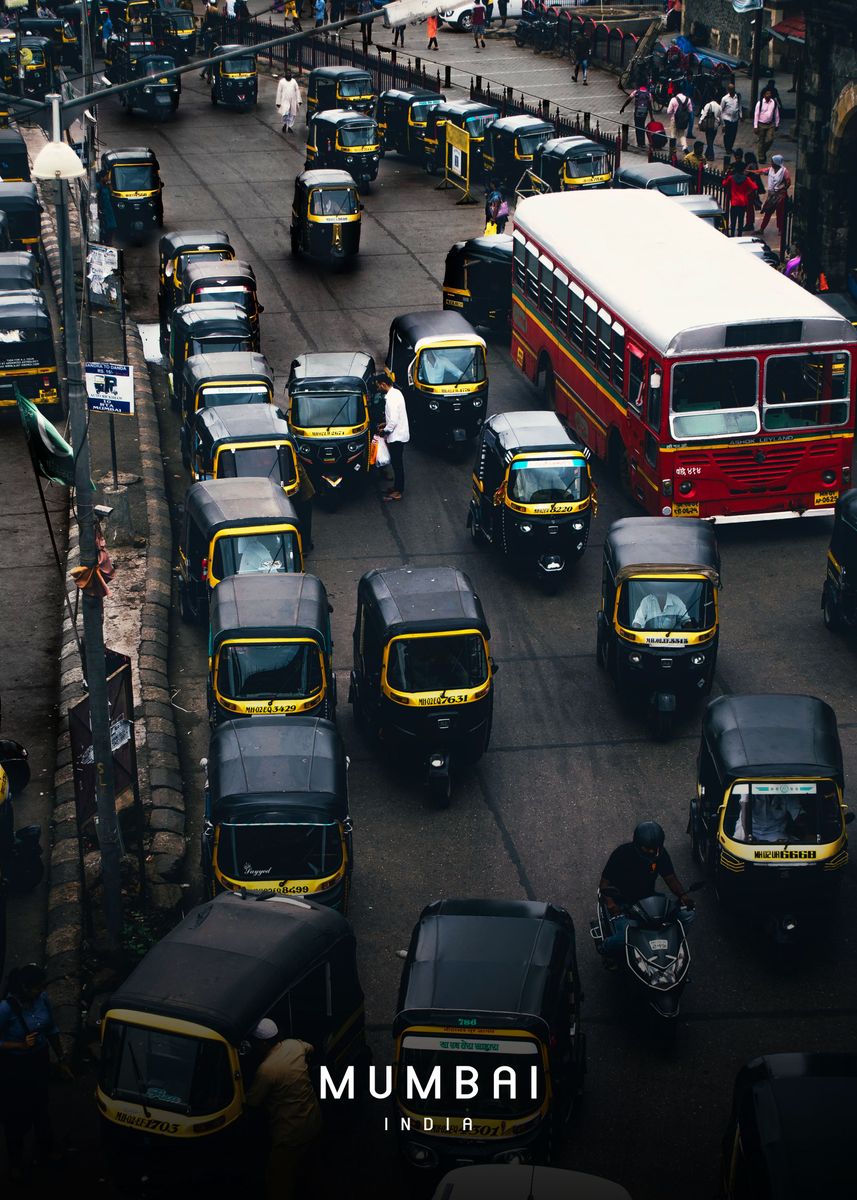 'Mumbai ' Poster, picture, metal print, paint by Explore Universe ...