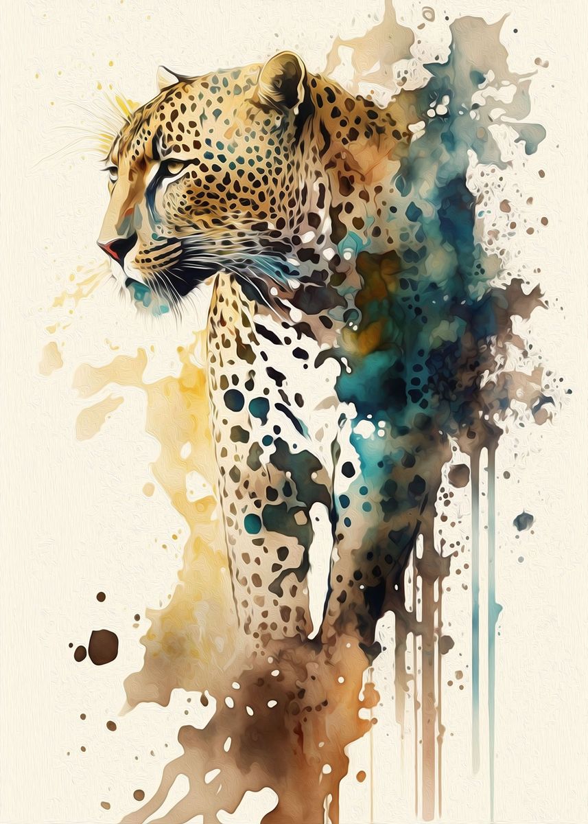 'Jaguar' Poster, picture, metal print, paint by Sabiqul Fahmi | Displate