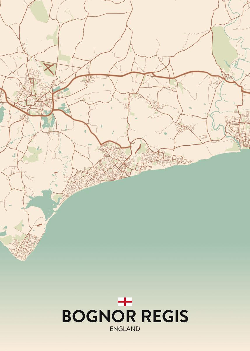 'Bognor Regis UK' Poster, picture, metal print, paint by IMR Designs ...