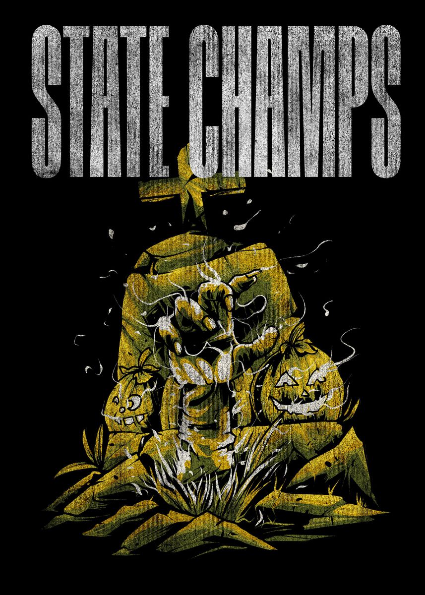 'State Champs metalcore' Poster, picture, metal print, paint by ...