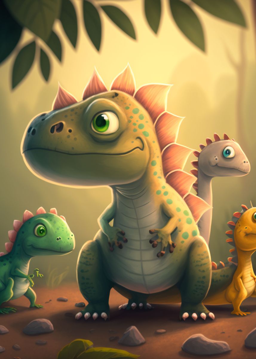 'baby dragon' Poster, picture, metal print, paint by Forest Life | Displate