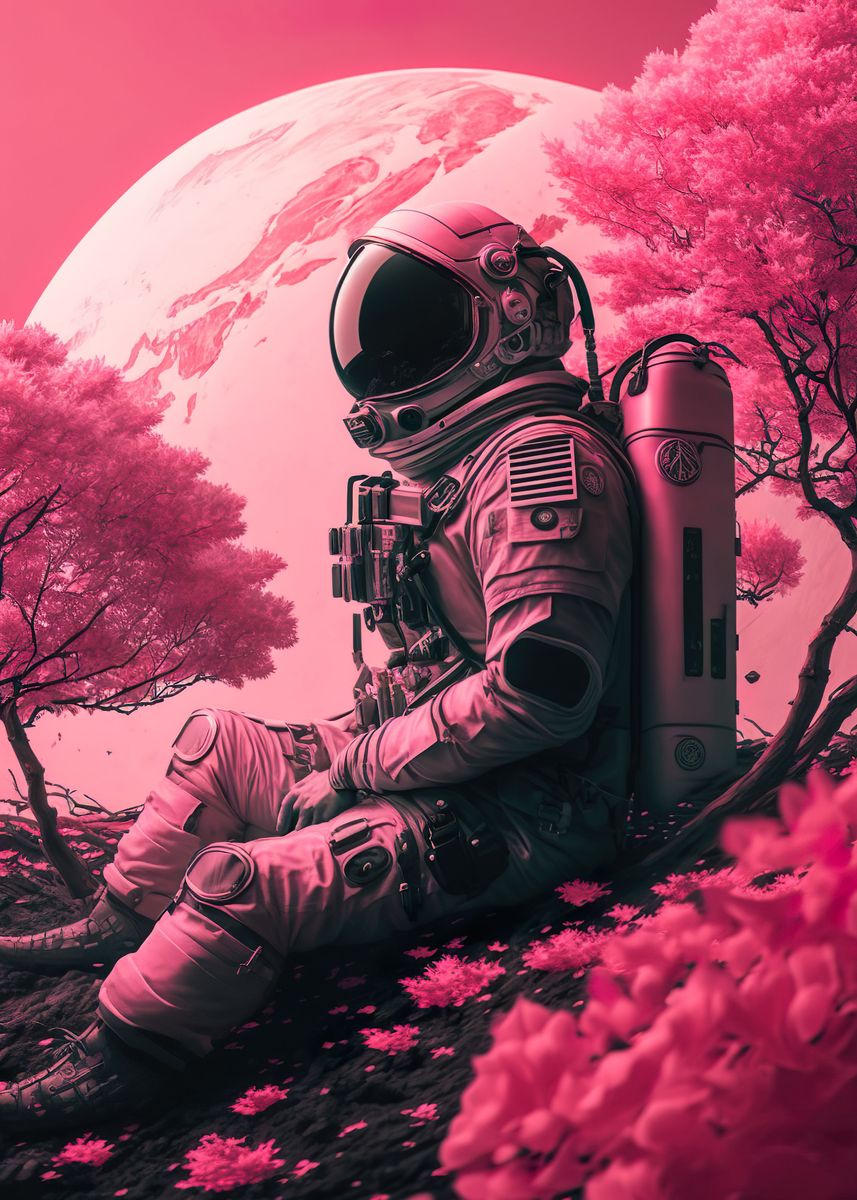 'Celestial Explorer' Poster, picture, metal print, paint by TESSERACT ...