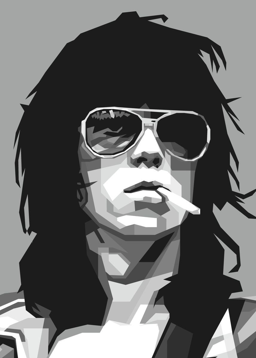 'Keith Richards' Poster by Muhammad Renaldy | Displate