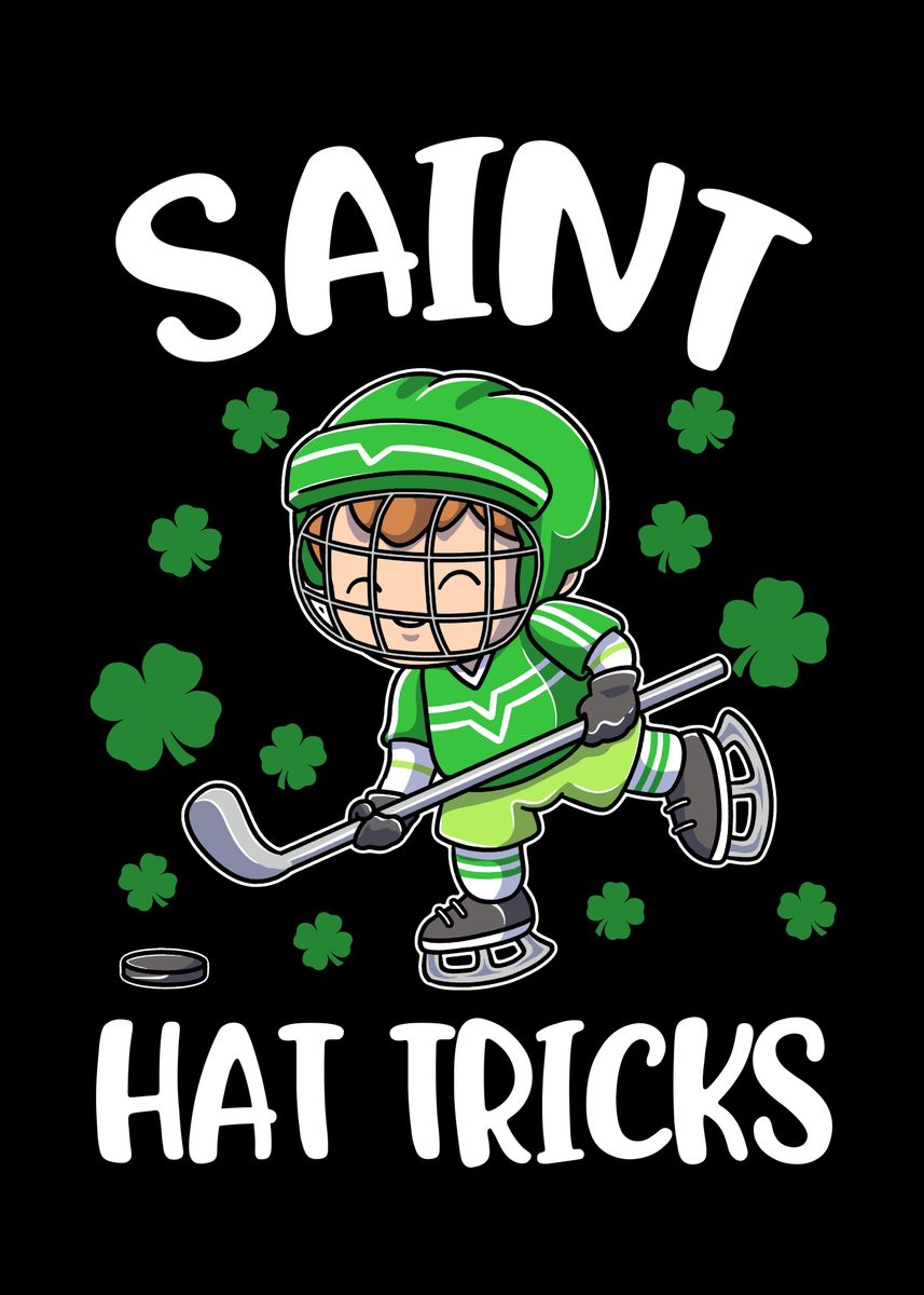 'Saint Hat Tricks' Poster, picture, metal print, paint by CatRobot ...