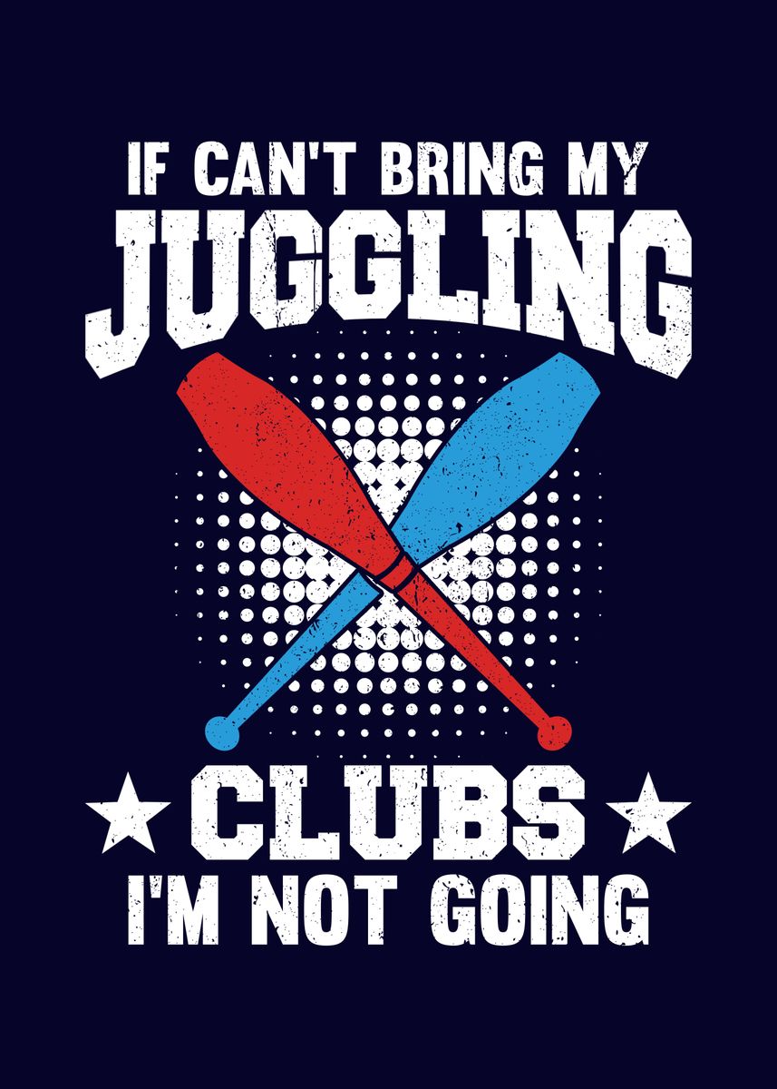 'Funny Juggling' Poster, picture, metal print, paint by MzumO | Displate