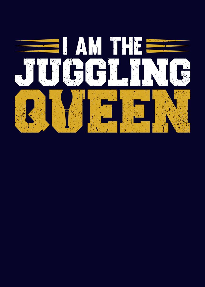 'Funny Juggling' Poster, picture, metal print, paint by MzumO | Displate