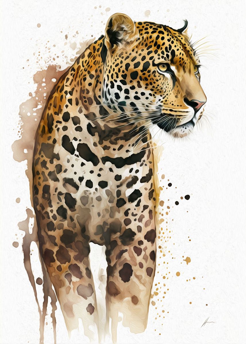 'Jaguar' Poster, picture, metal print, paint by Sabiqul Fahmi | Displate