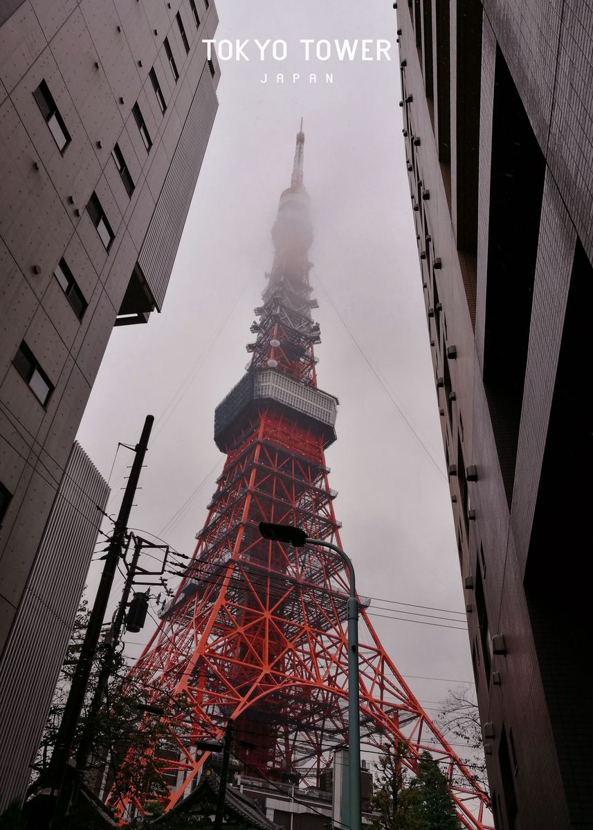 'Tokyo Tower ' Poster, picture, metal print, paint by Travel Addict ...