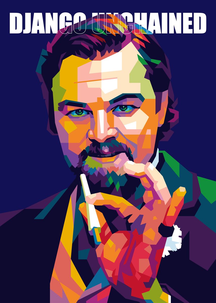 'Calvin Candie Django' Poster, picture, metal print, paint by Ananda ...