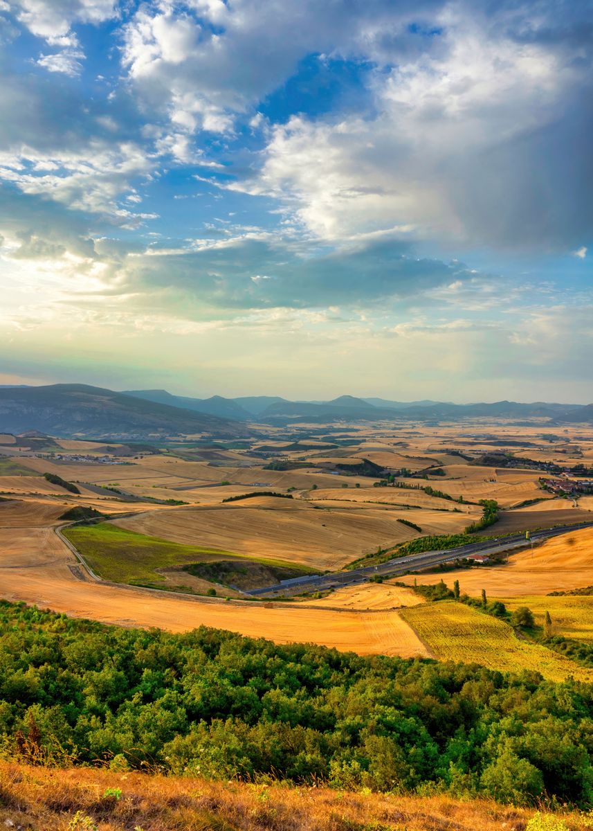 'Landscape natural park' Poster, picture, metal print, paint by Vicen ...