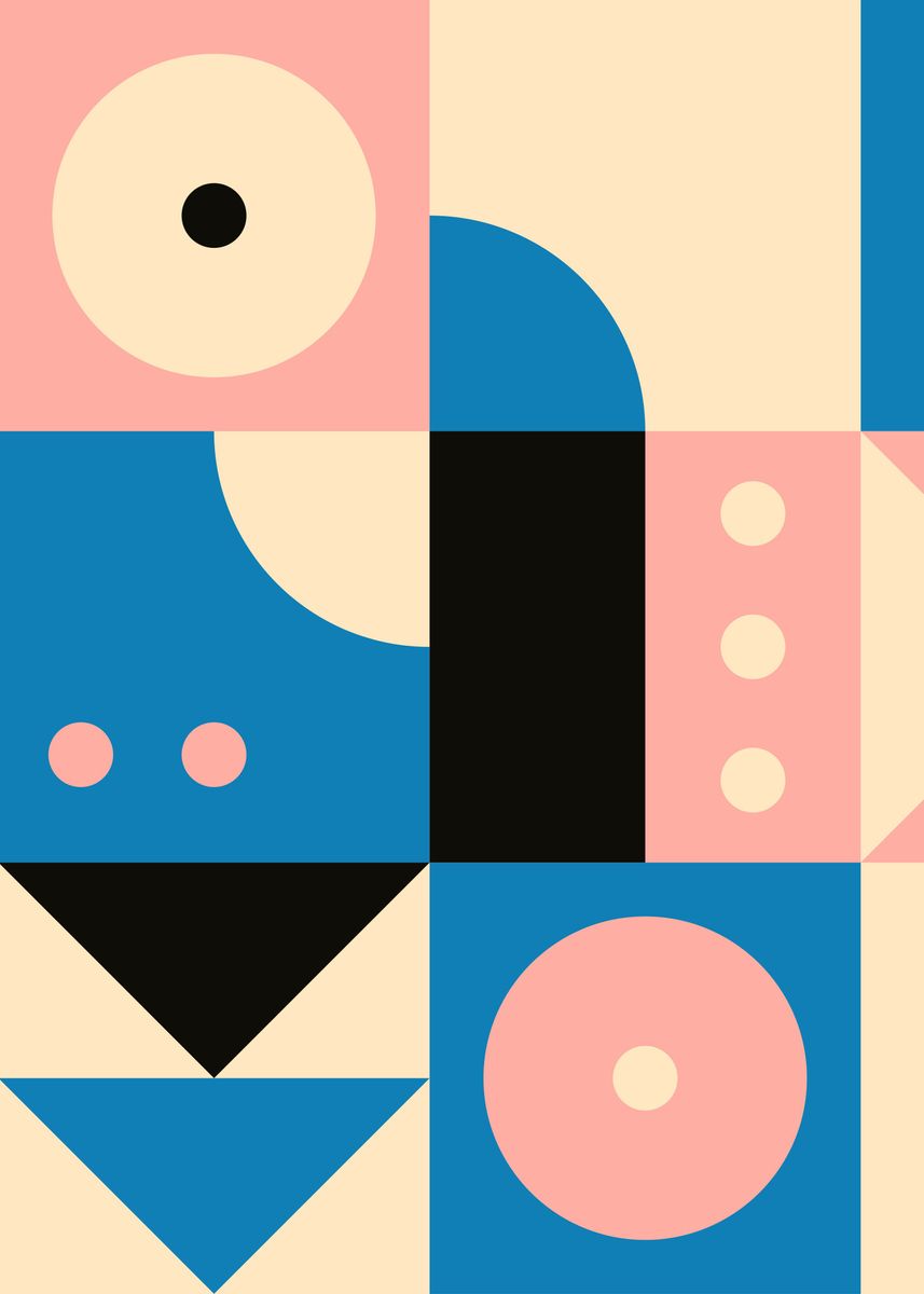 'Vintage pattern poster' Poster, picture, metal print, paint by Finnick ...