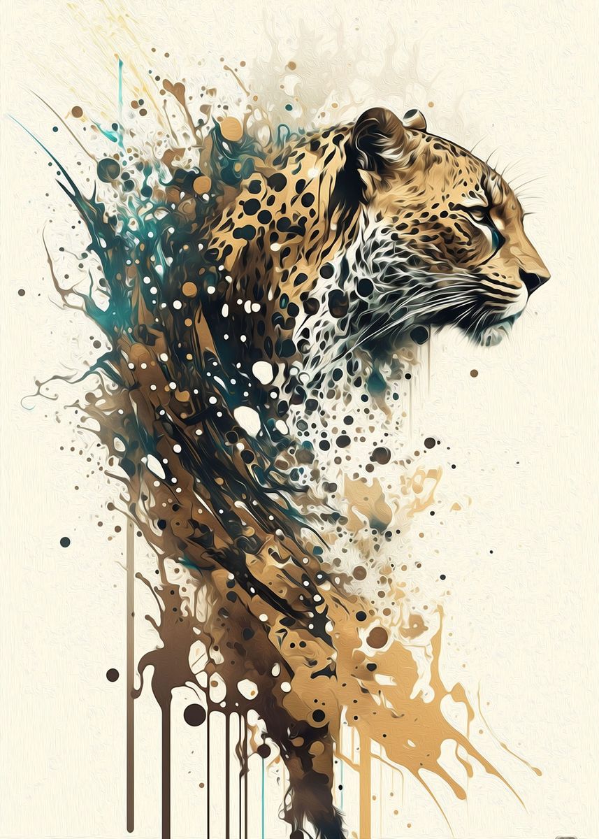 'Jaguar' Poster, picture, metal print, paint by Sabiqul Fahmi | Displate