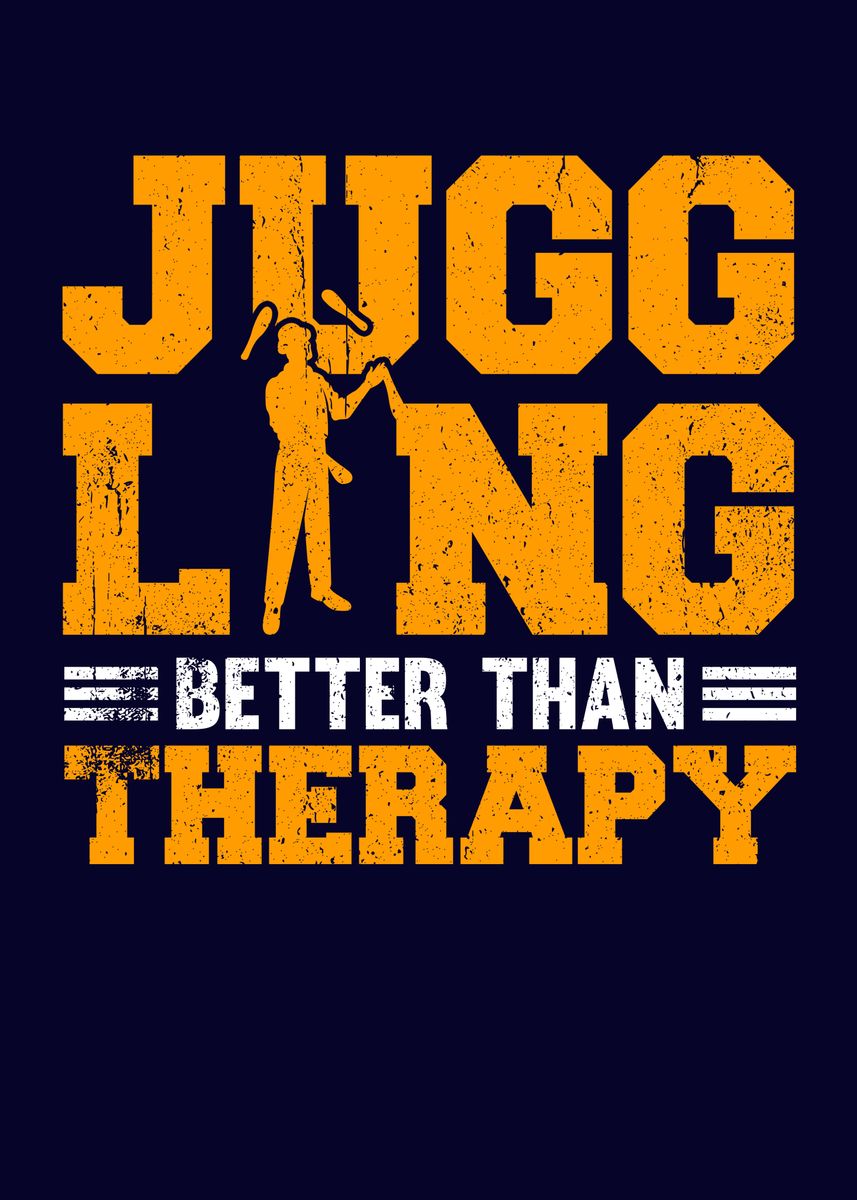 'Funny Juggling' Poster, picture, metal print, paint by MzumO | Displate