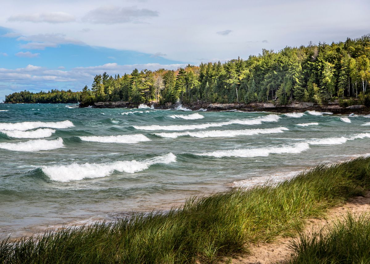 'Au Train Bay' Poster by David Hare | Displate