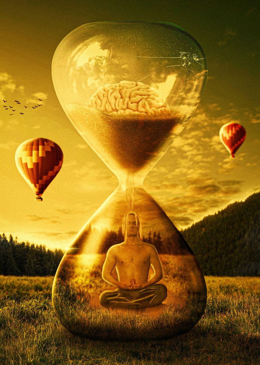 'Time to think' Poster, picture, metal print, paint by YOHA | Displate