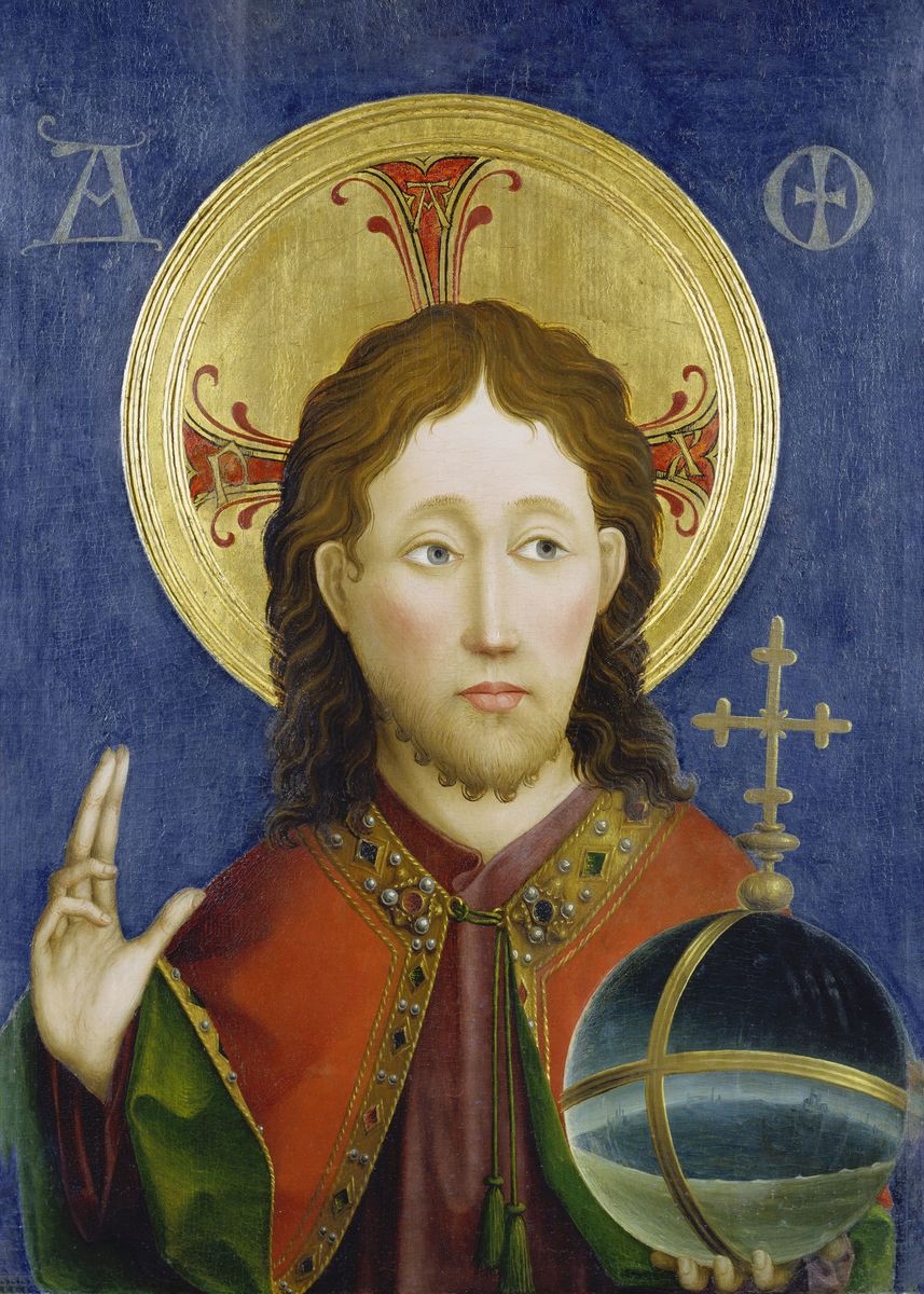 'Salvator Mundi ' Poster, picture, metal print, paint by tony4urban ...