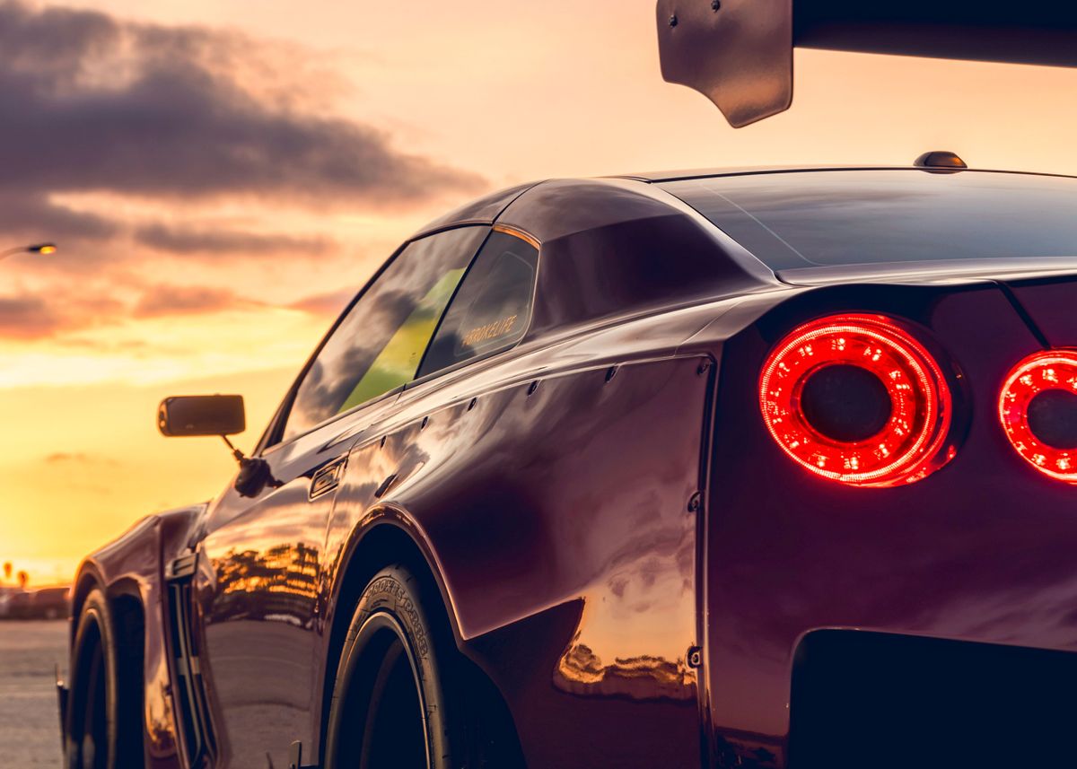 'Nissan GTR' Poster by Spot Cars | Displate